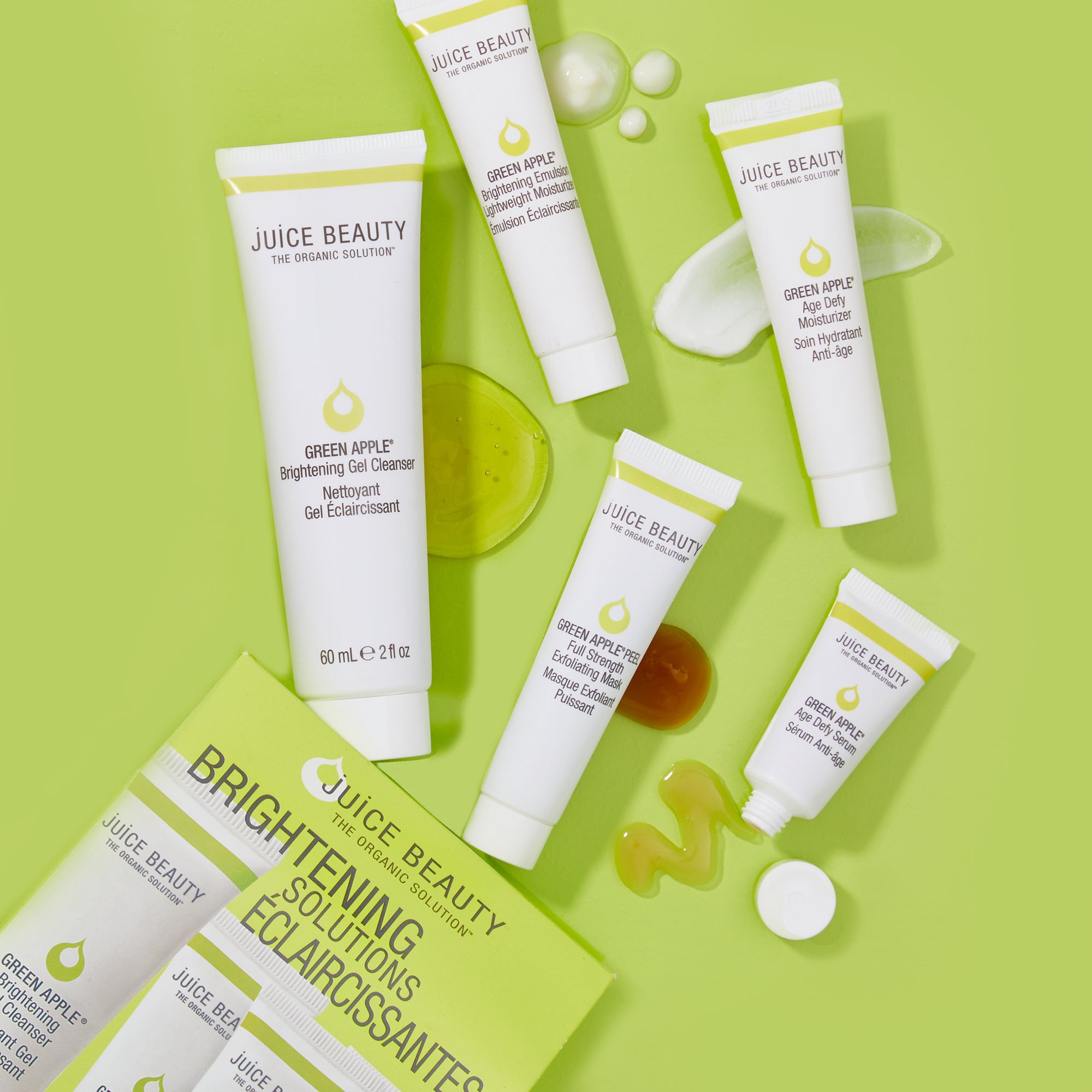 Green Apple Brightening Solutions Kit: Embrace Youthful Skin on the Fl ...